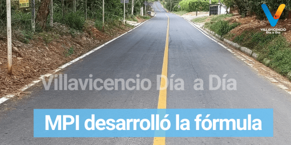 Primer pavimento con asfalto mezclado con plástico en el Meta